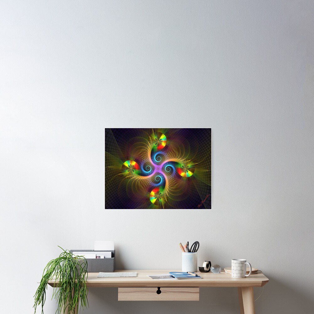 "MK Ultra" Poster for Sale by Magifractals | Redbubble