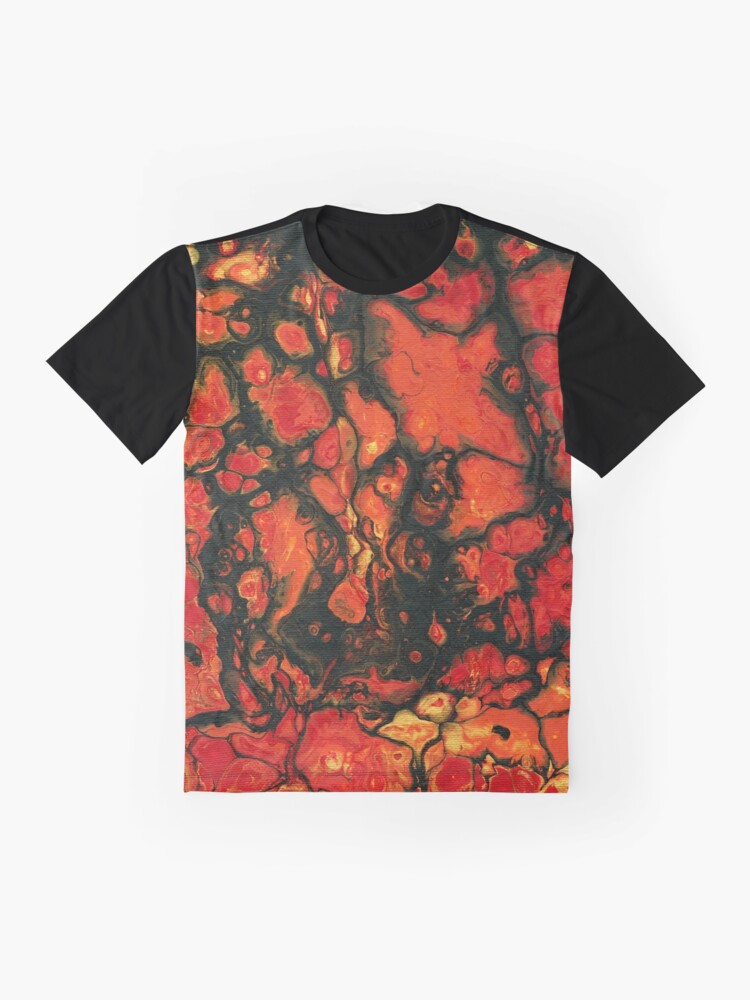 "Lava Flow" T-shirt for Sale by RkkyRcoon | Redbubble | lava graphic t ...