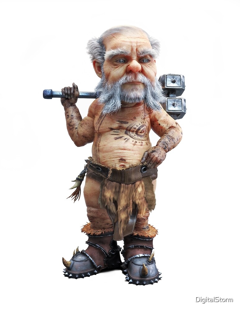 "The Mighty Dwarf" by DigitalStorm | Redbubble