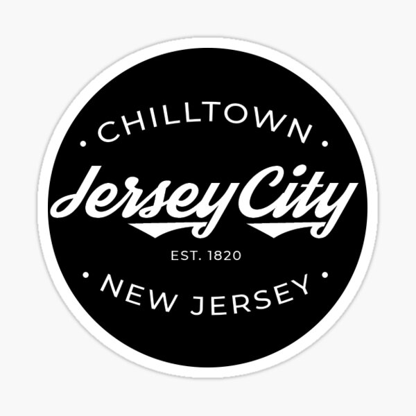 "Jersey City NJ Chilltown Retro Design" Sticker for Sale by ...