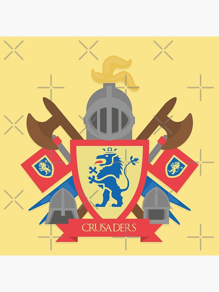 "Heraldry: Crusaders 1984" Poster for Sale by design-jobber | Redbubble