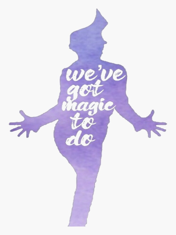 "pippin “we’ve got magic to do”" Sticker for Sale by camistankus ...