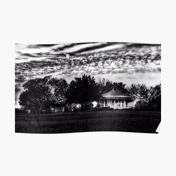 "Farm House - Rosston, Texas" Poster for Sale by jphall | Redbubble