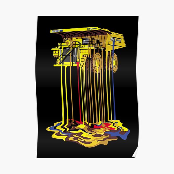 Caterpillar Heavy Equipment Posters | Redbubble