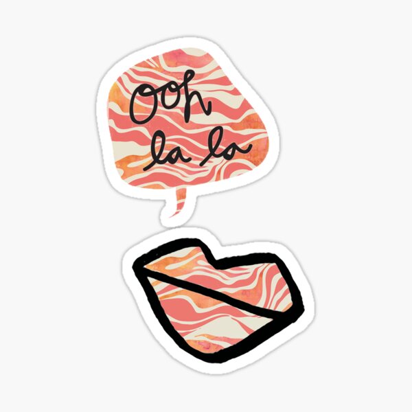 "OoH LALA" Sticker for Sale by HeyManArt | Redbubble