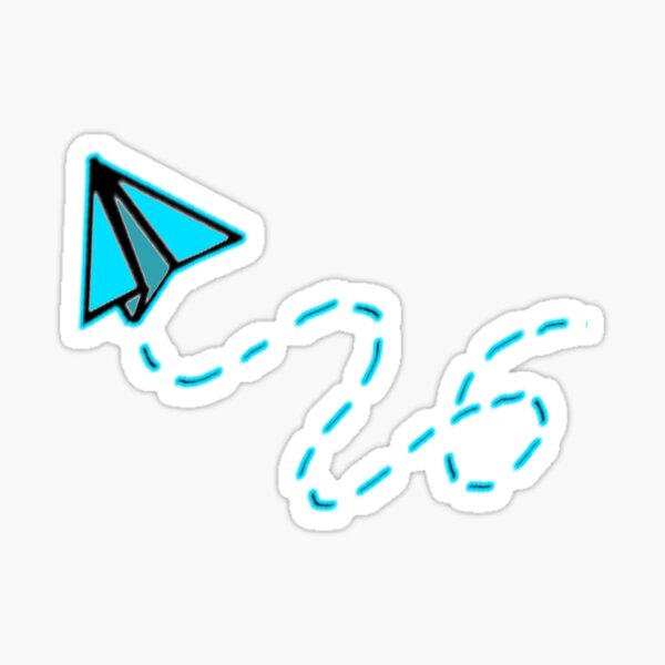 "Aesthetic Paper Plane" Sticker for Sale by serpentsky17 | Redbubble