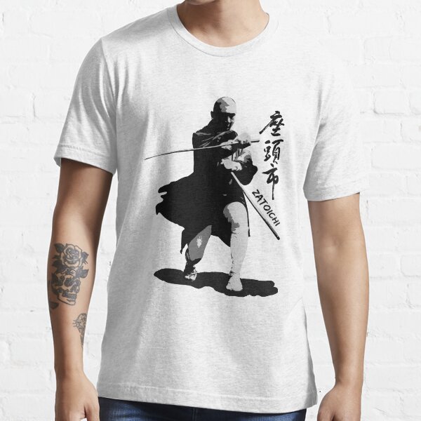 "Shintaro Katsu Zatoichi - Blind Ronin Swordsman" T-shirt for Sale by ...