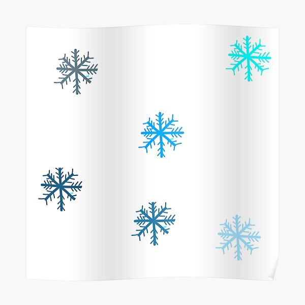 "Snowflakes" Poster by VardoPrincess | Redbubble