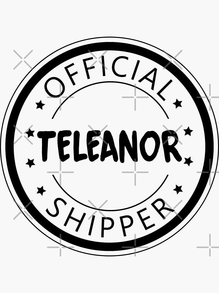 "Teleanor shipper" Sticker for Sale by PaulaPatata | Redbubble