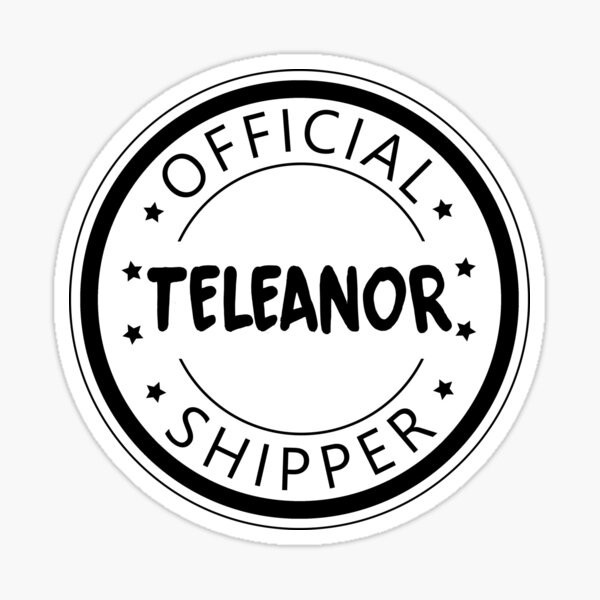 "Teleanor shipper" Sticker for Sale by PaulaPatata | Redbubble