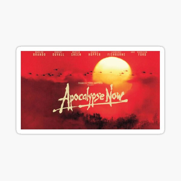 "Apocalypse Now poster" Sticker by Pikokk | Redbubble