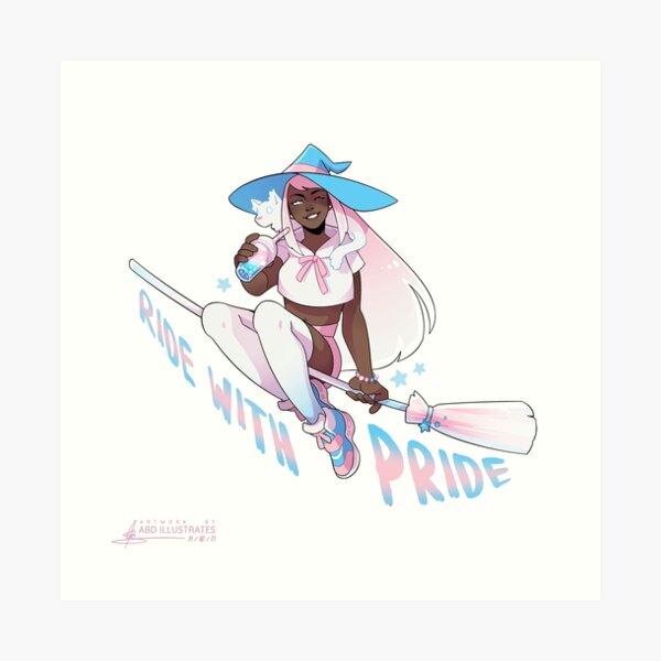 "Ride with Pride - Transgender" Art Print for Sale by ABD-illustrates ...
