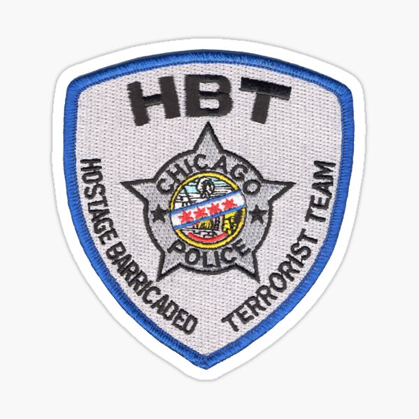 "Chicago Police HBT" Sticker for Sale by Lawrence Baird | Redbubble