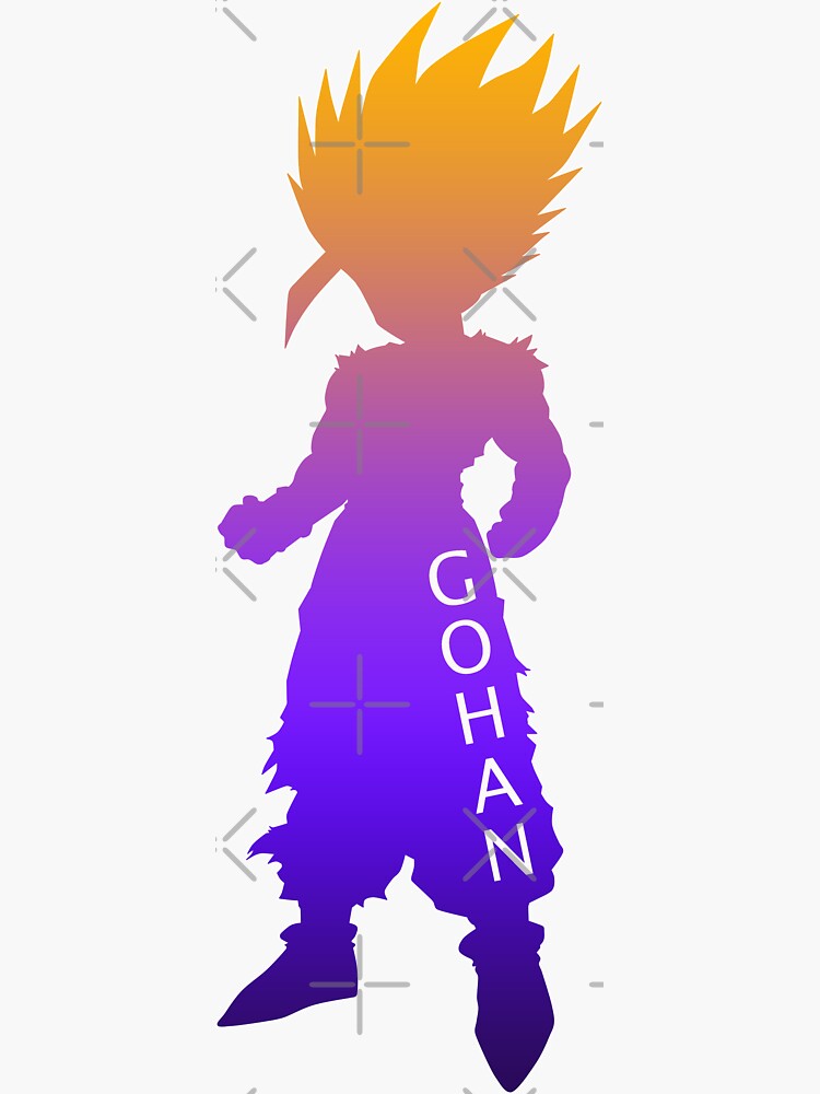 "Gohan SS2" Sticker by KCJ-Designs | Redbubble