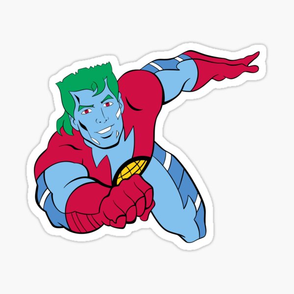 "Captain Planet" Sticker for Sale by Deanomite85 | Redbubble