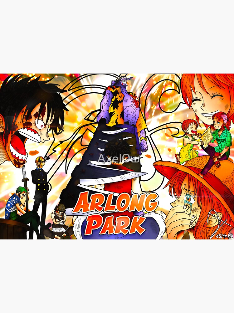 "Arlong Park's Painting - One Piece" Sticker by Axel0w | Redbubble
