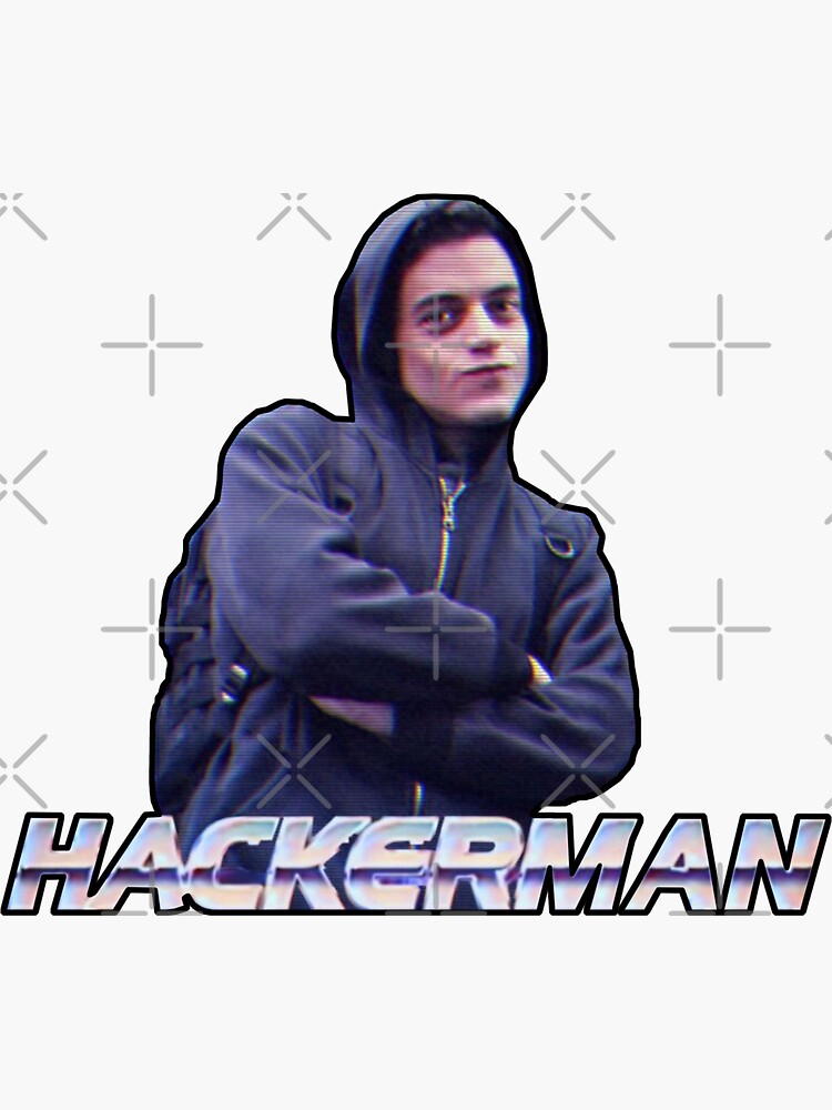 "Hackerman" Sticker for Sale by TheLastStand | Redbubble