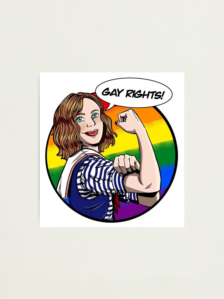 "Robin Stranger Things Motivation Sticker" Photographic Print by Klayr ...