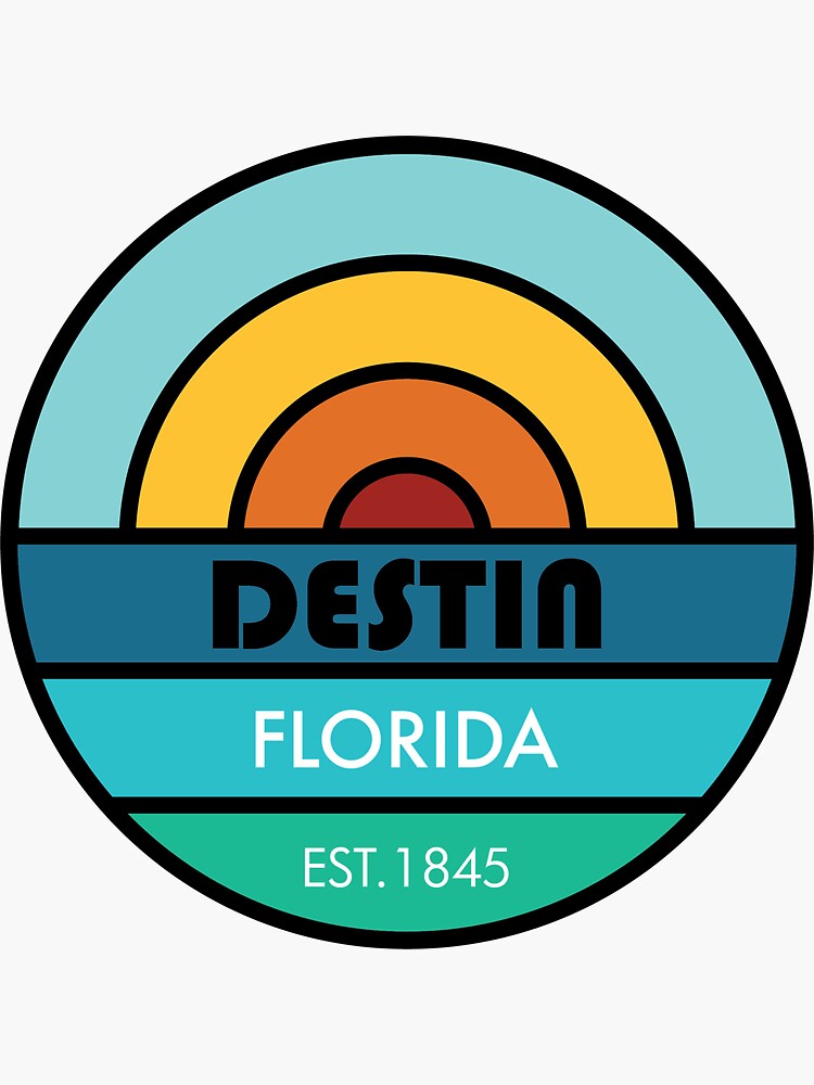 "Destin Beach" Sticker for Sale by fullmetal321 | Redbubble