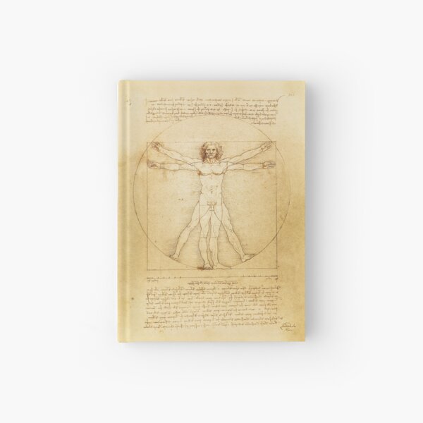 "Leonardo da Vinci Vintage sketch The Vitruvian Man The proportions of ...