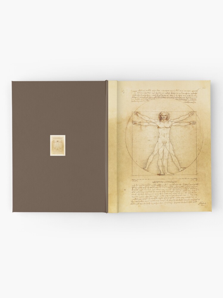"Leonardo da Vinci Vintage sketch The Vitruvian Man The proportions of ...