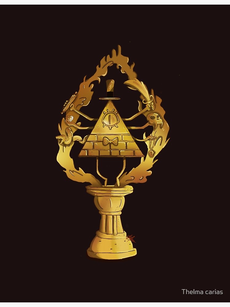 Art Bill Cipher Statue