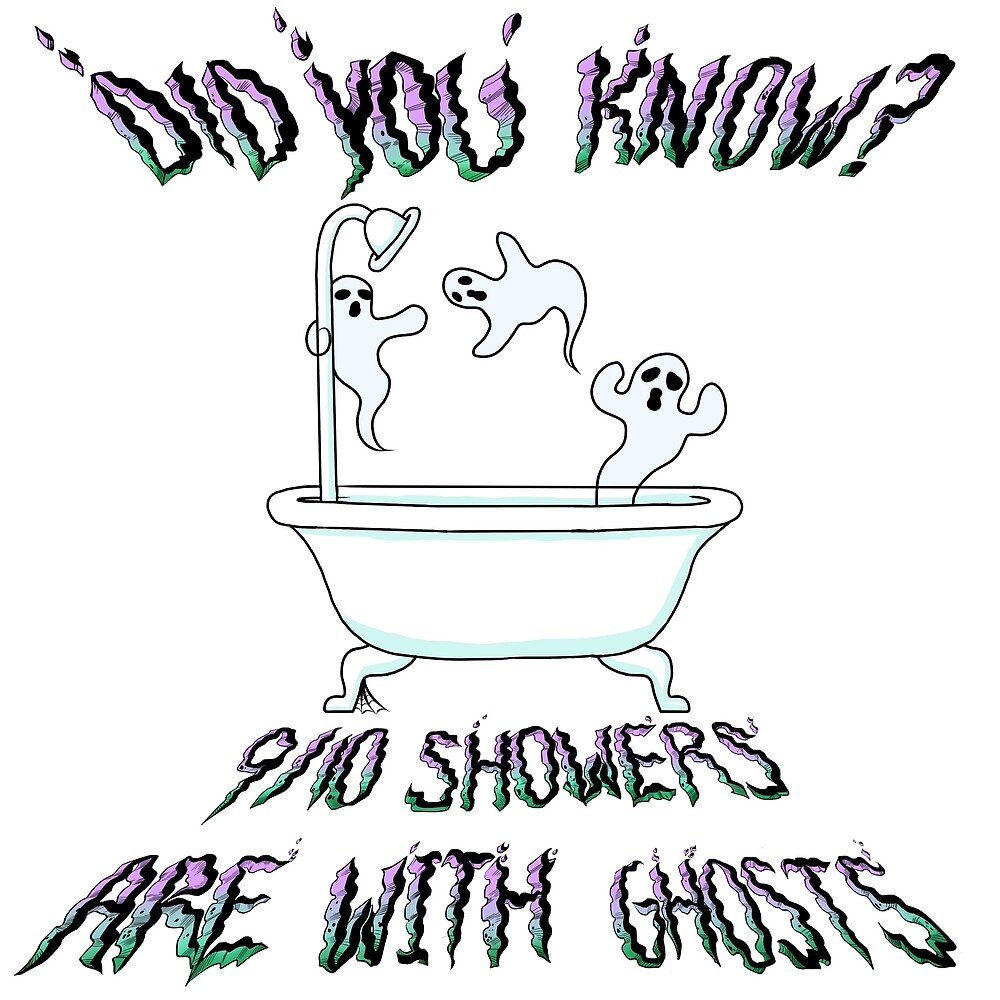 "Ghost Showers" by MevaPen | Redbubble