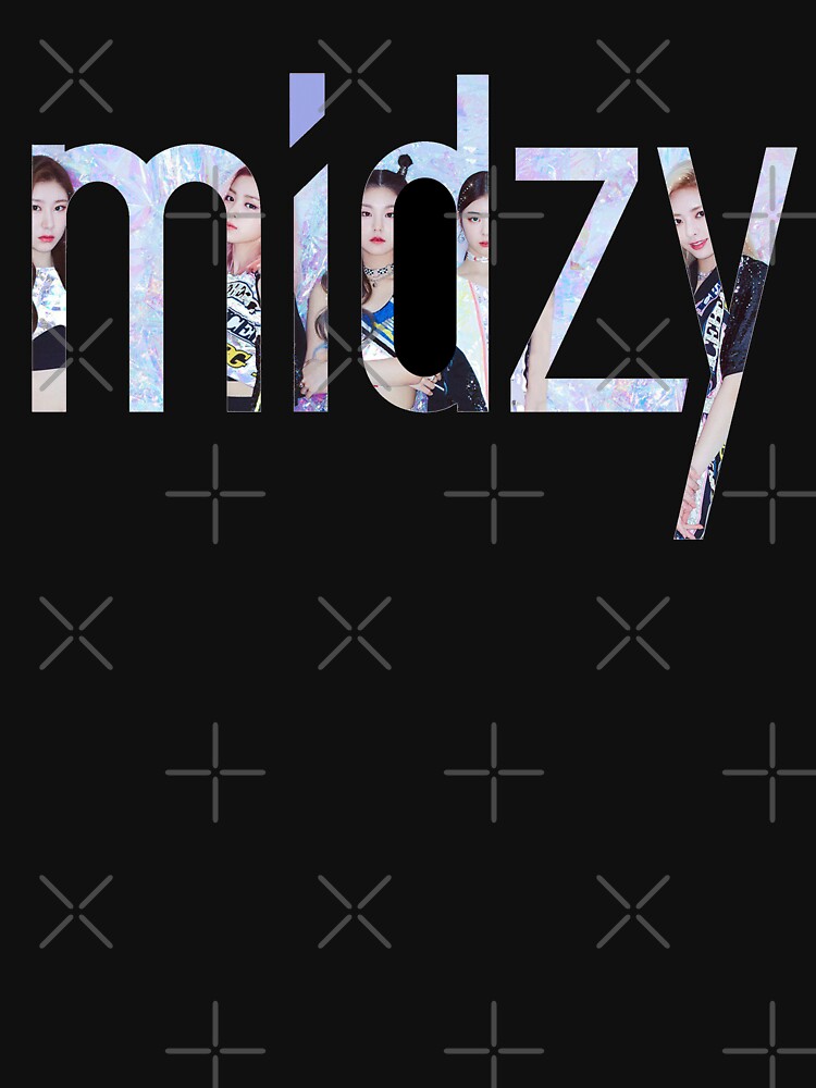 "ITZY - MIDZY logo" T-shirt for Sale by duyle0122 | Redbubble | midzy t ...