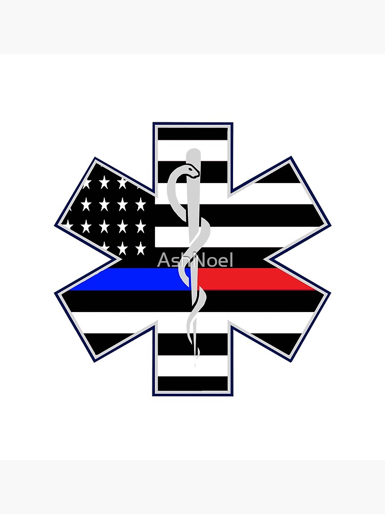 "EMS Star of Life" Poster by AshNoel | Redbubble