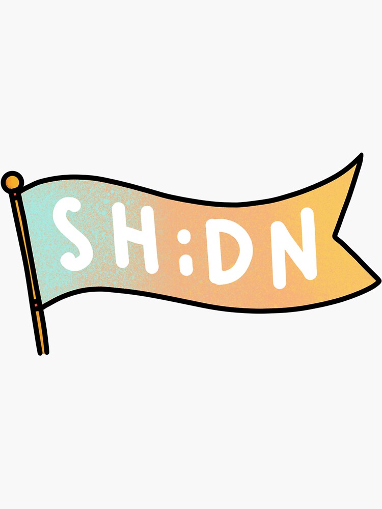 "Cute Shdn Flag" Sticker by KeenKeen | Redbubble