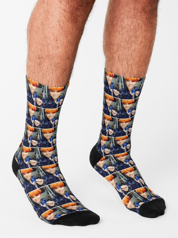 "Jimin holding something" Socks for Sale by kpopmerchstan | Redbubble