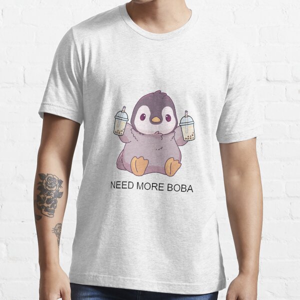 "Boba Pengu!" T-shirt for Sale by SirBobalot | Redbubble | bubble tea t ...