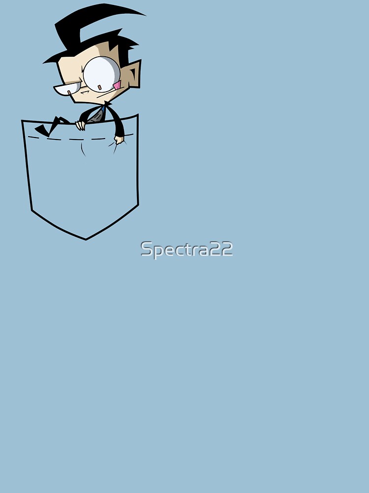 "Dib in My Pocket" T-shirt for Sale by Spectra22 | Redbubble | invader ...