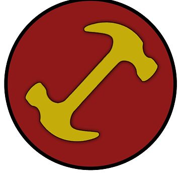 "Stonecutters symbol" Sticker for Sale by emmabunclark | Redbubble