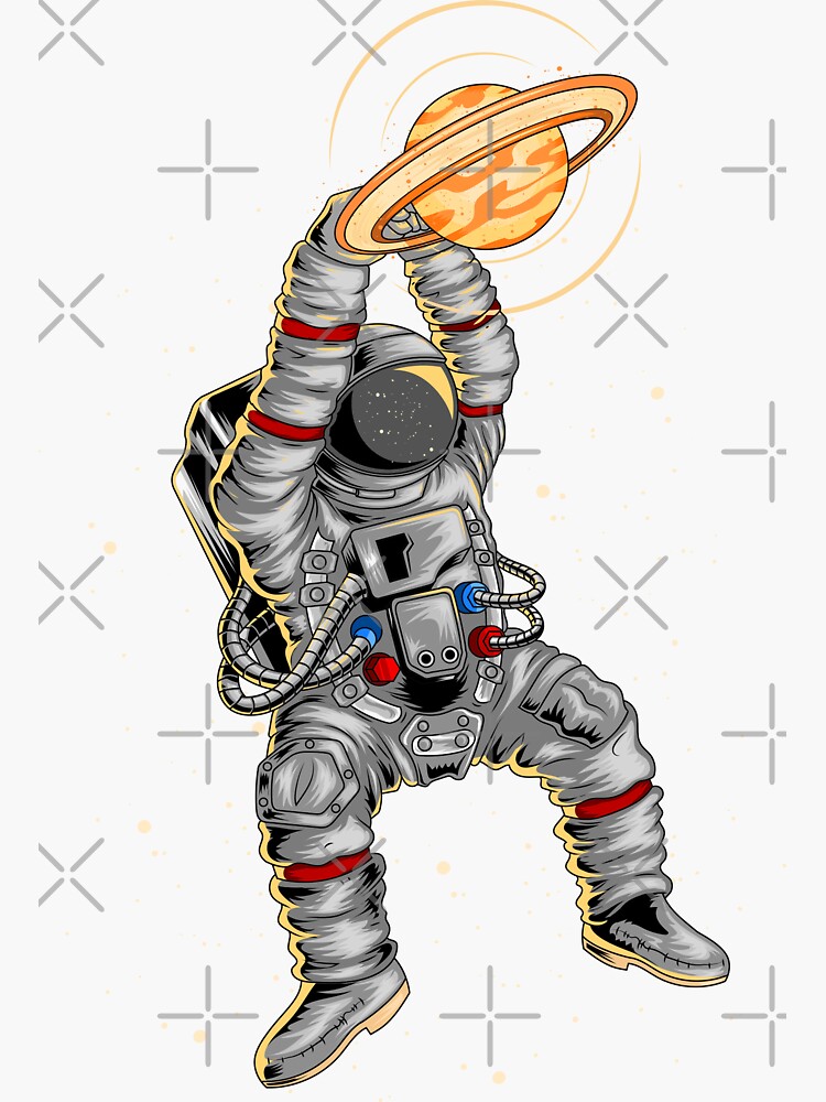 "Space Dunk" Sticker for Sale by rmmiranda123 | Redbubble