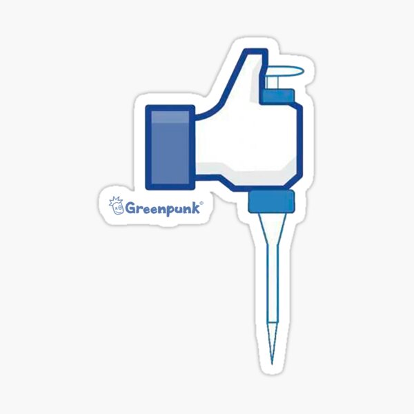 "Pipette Biology" Sticker for Sale by greenpunkart | Redbubble