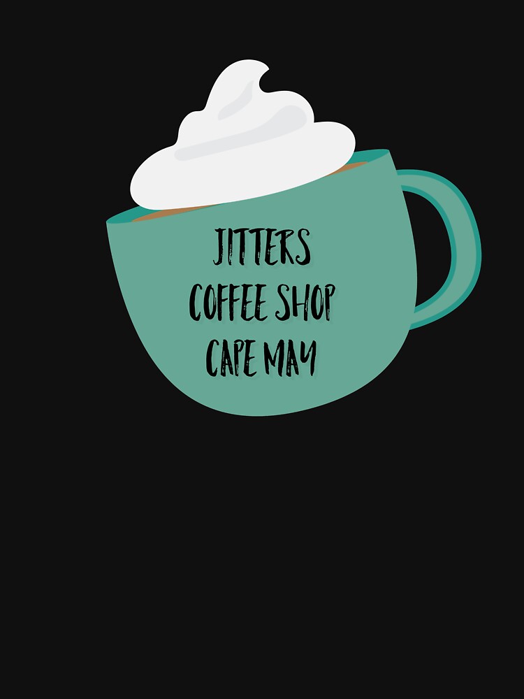 "Jitters Coffee Shop Logo Coffee Lovers" T-shirt for Sale by ...