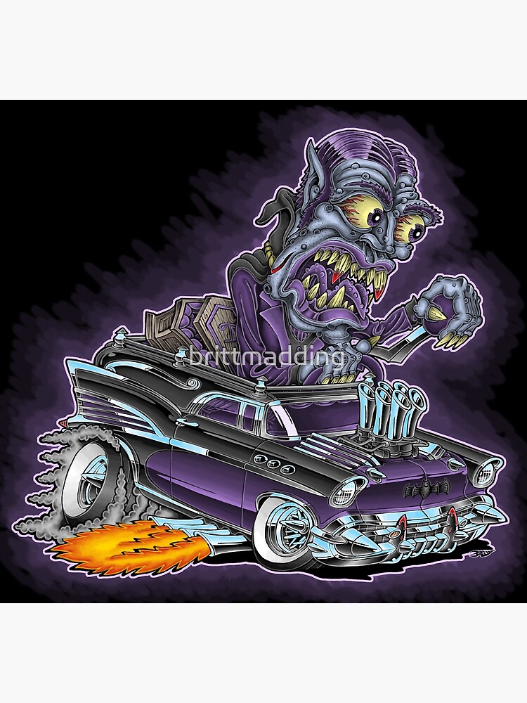 "Vampire Cursed Hearse" Poster for Sale by brittmadding | Redbubble
