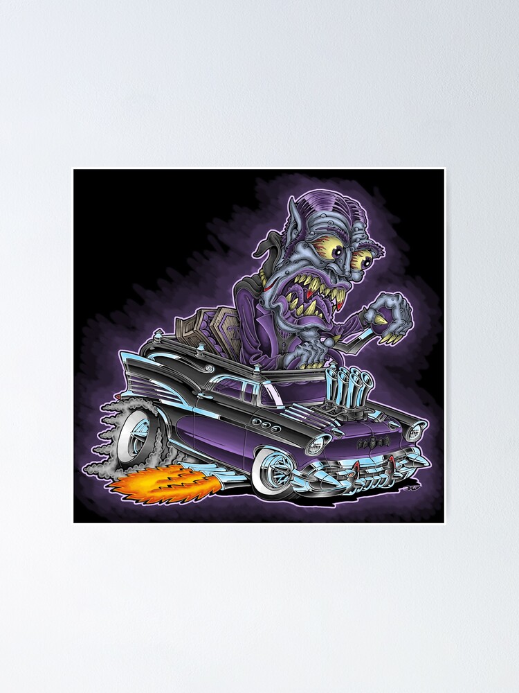 "Vampire Cursed Hearse" Poster for Sale by brittmadding | Redbubble