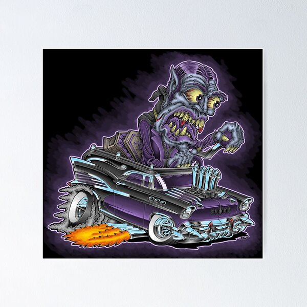 "Vampire Cursed Hearse" Poster for Sale by brittmadding | Redbubble