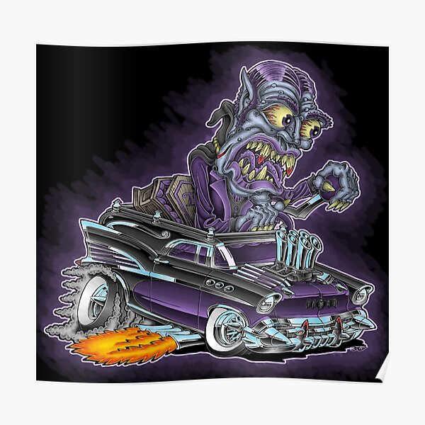 "Vampire Cursed Hearse" Poster for Sale by brittmadding | Redbubble