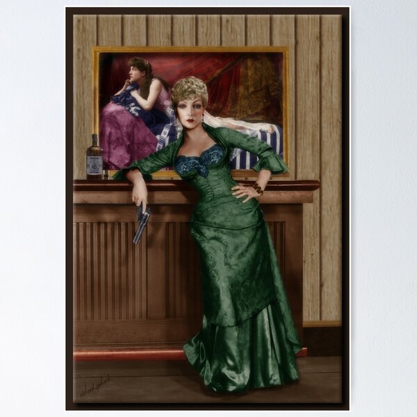 "Miss Kitty" Poster for Sale by Richard Gerhard | Redbubble