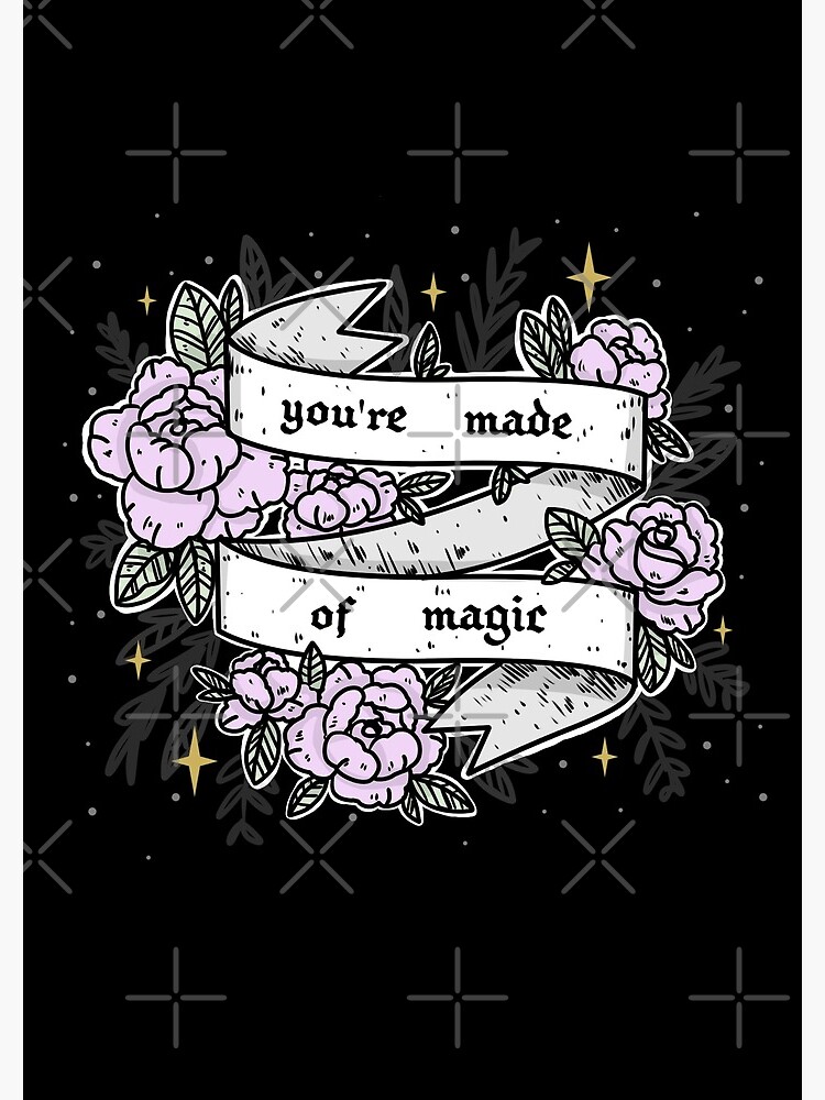 "you are made of magic" Spiral Notebook for Sale by nevhada | Redbubble