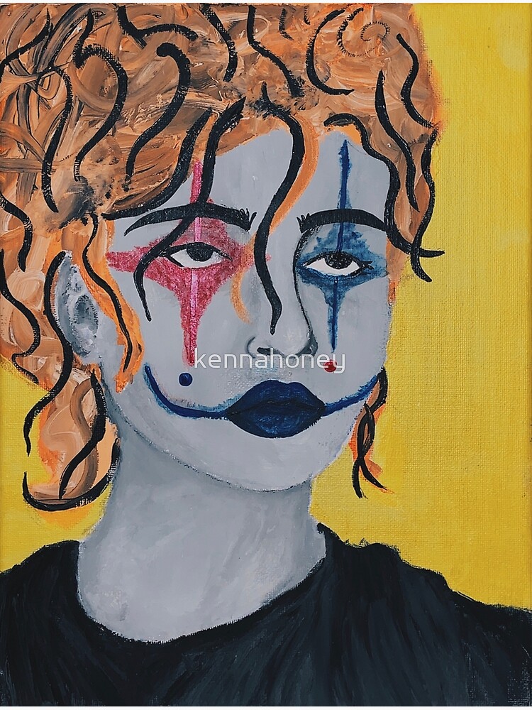 "Clown Self Portrait" Poster for Sale by kennahoney | Redbubble
