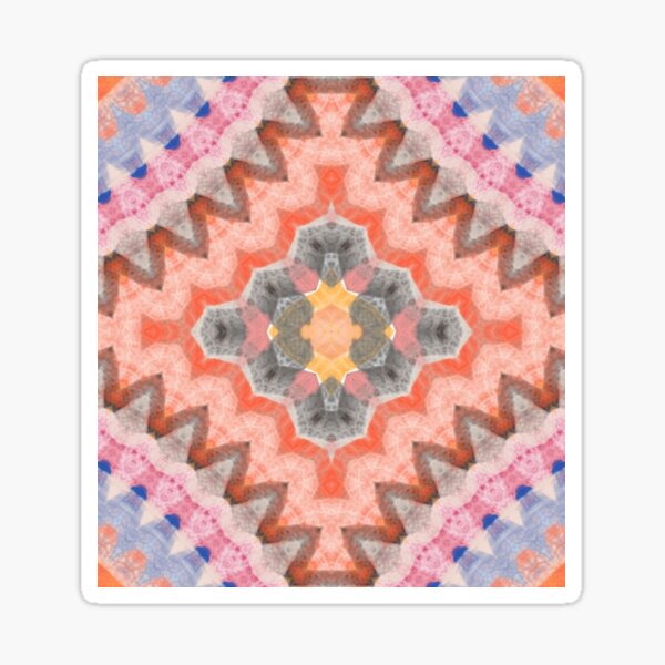 "Pastel tile sequence" Sticker for Sale by MarziaViola | Redbubble