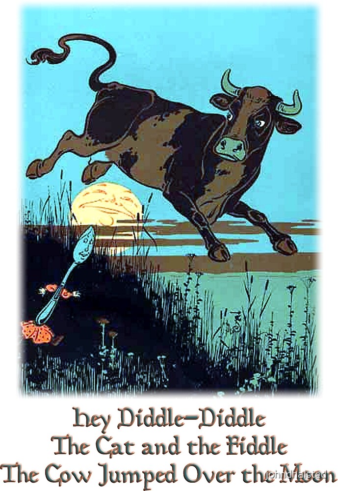 "HEY DIDDLE, DIDDLE THE CAT AND THE FIDDLE (with text)" by johndhalsted ...