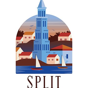 "Split Croatia" Sticker for Sale by Blacklasch | Redbubble