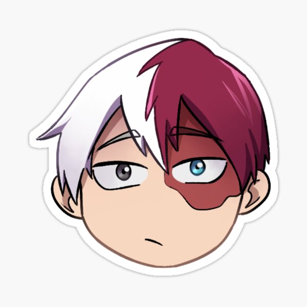 "Todoroki (BNHA) sticker" Sticker for Sale by aileenacr | Redbubble
