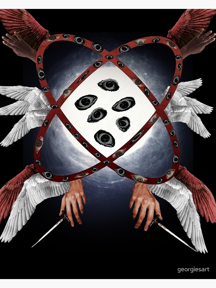 "Eldritch Angel Abstract" Art Print for Sale by georgiesart | Redbubble