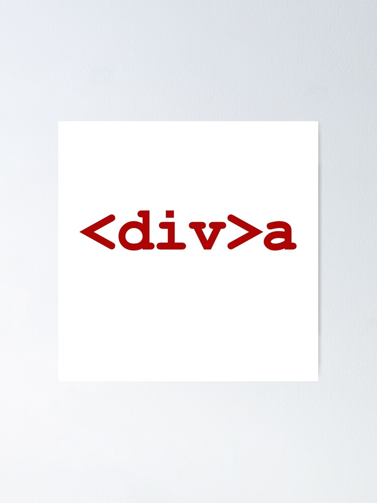 "Dev girl - Diva - Girl code" Poster for Sale by nanarts | Redbubble